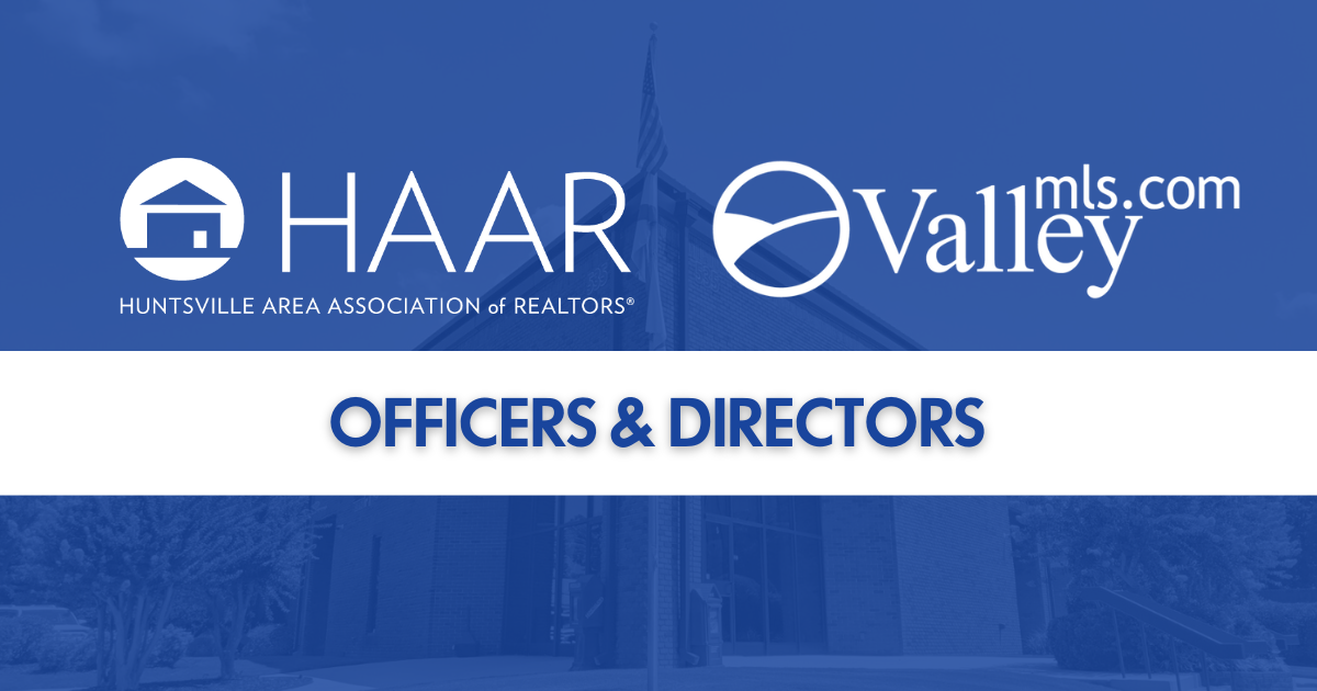 2025 Officers & Directors - Huntsville Area Association of Realtors