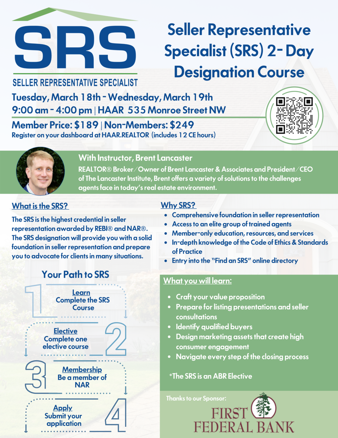 Earn Your SRS Designation at a Discount - Huntsville Area Association ...